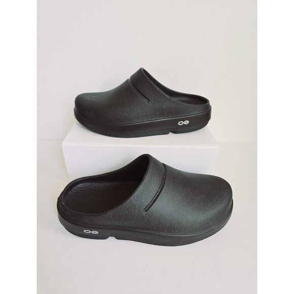OOFOS | Shoes | Oofos Oocloog Recovery Black Clogs Slip On Shoes Unisex ...